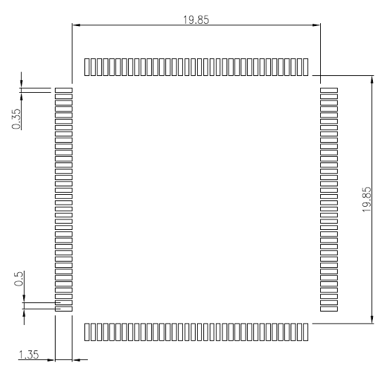 LQFP144-P-2020-0.50E | 封装与包装信息 | 东芝半导体&存储产品中国官网