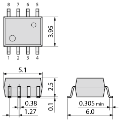 SO8 | 封装与包装信息 | 东芝半导体&存储产品中国官网