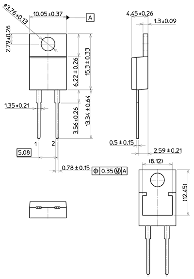 TO-220-2L | 封装与包装信息 | 东芝半导体&存储产品中国官网